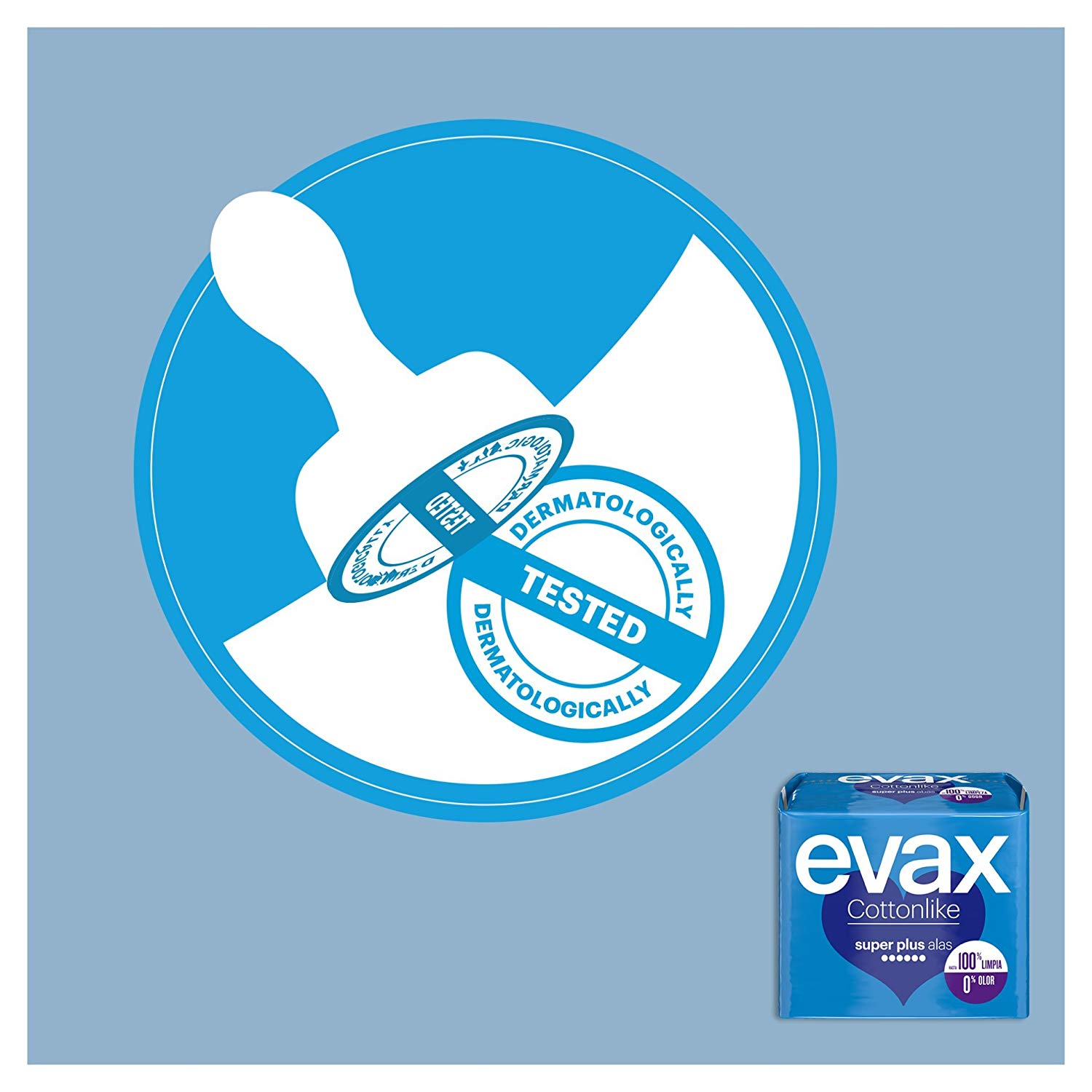 Evax cottonlike Super Plus Pads with Wings, 10 Units – Pack of 4 – BigaMart