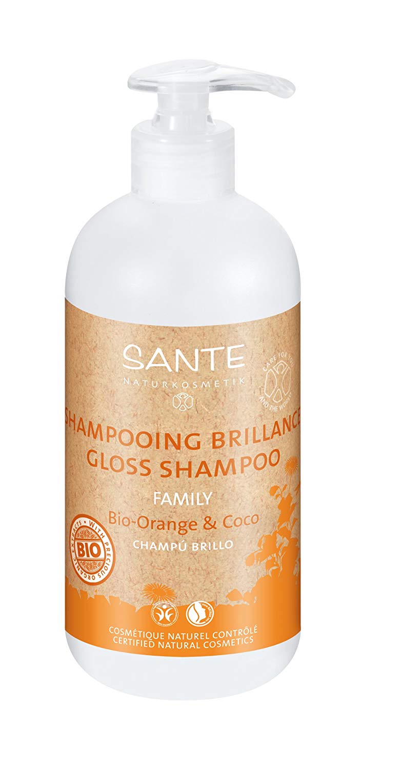 Sante Gloss Shampoo Organic, 500 ml, Orange and Coconut – BigaMart