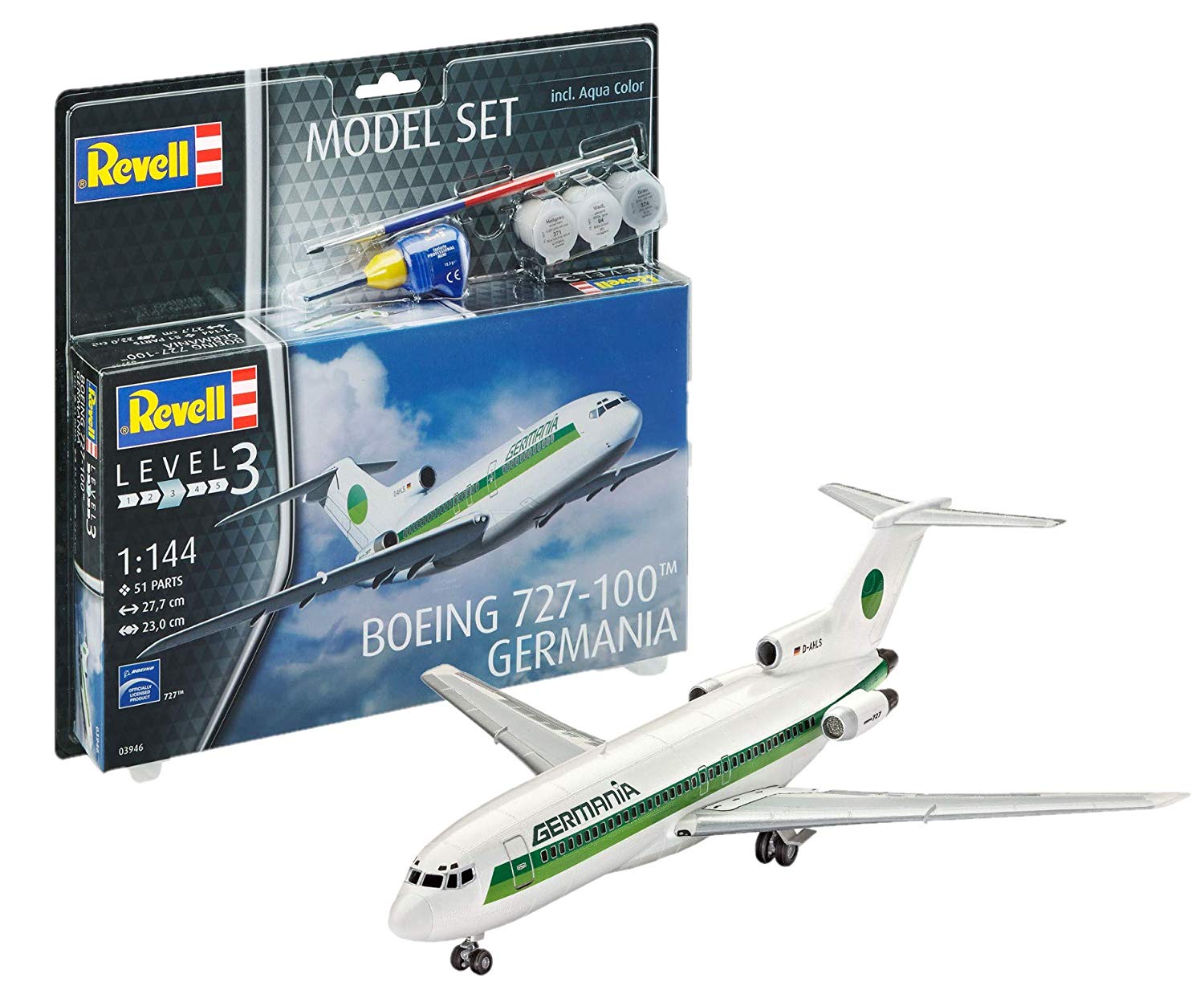 Revell 63946 Boeing 727-100 Germani Model Set – BigaMart