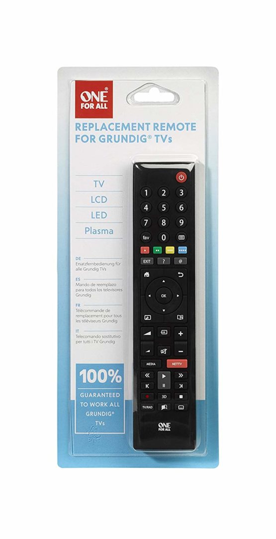 One For All Grundig TV Replacement remote URC1915 – Works with ALL ...