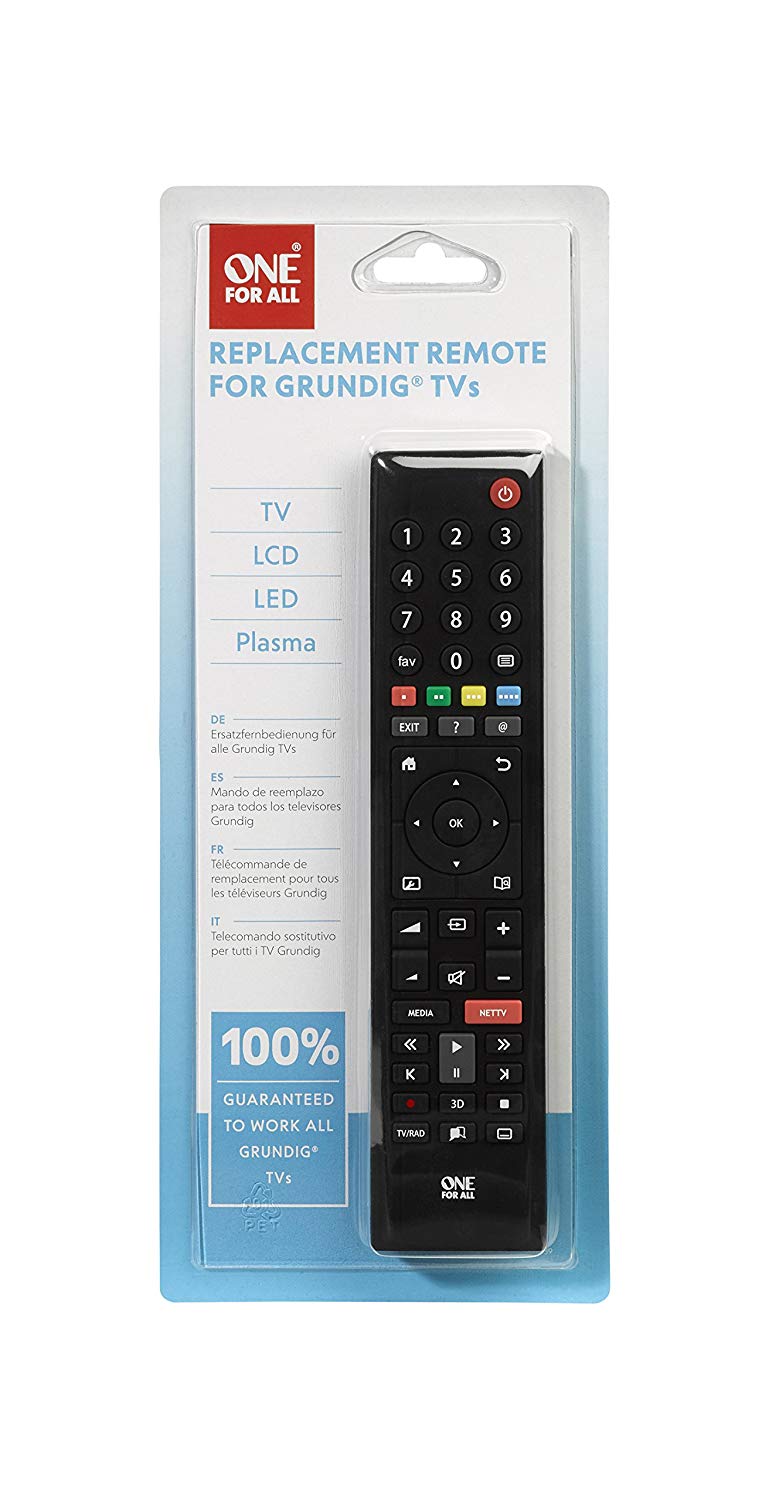 One For All Grundig TV Replacement remote URC1915 – Works with ALL ...