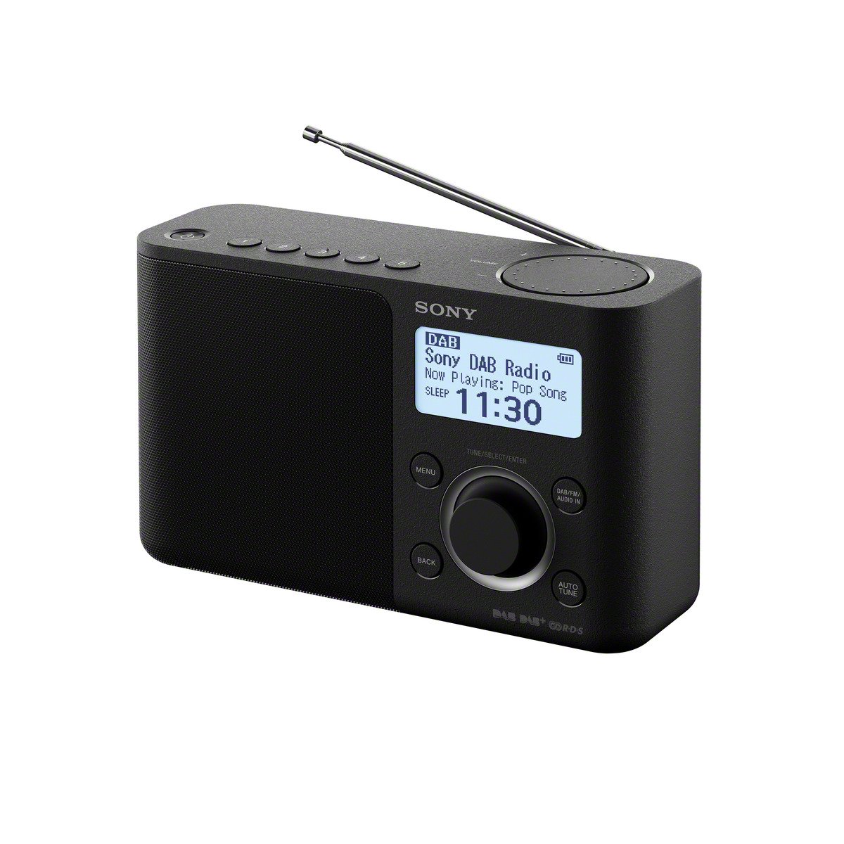 Sony XDR-S61D Portable Digital Radio with High Quality Sound – Black ...