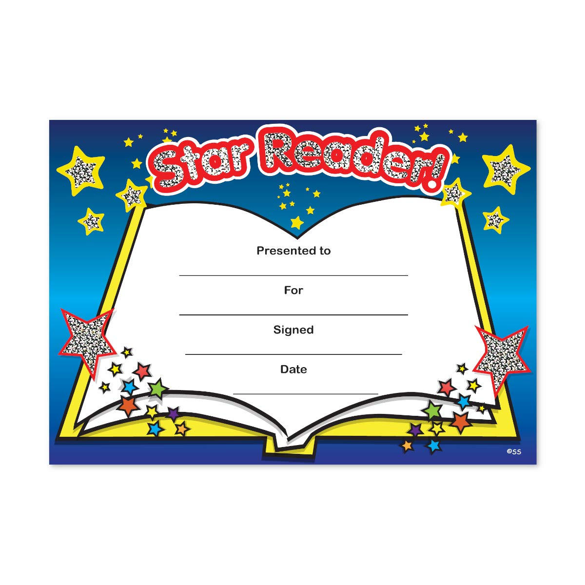 SuperStickers Star Reader Award Sparkling Certificate,DMC11041 - BigaMart