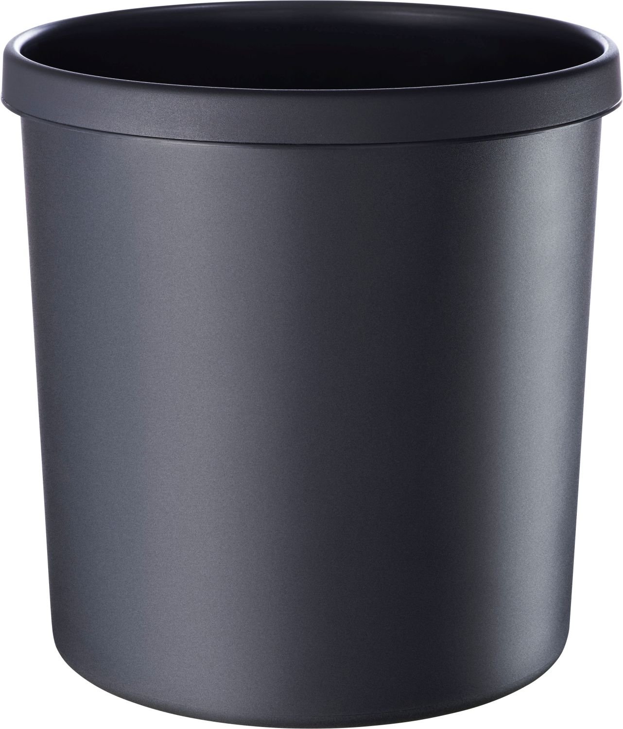 helit H6106495 – Secure 18 Litre Waste Paper Bin – Black – BigaMart