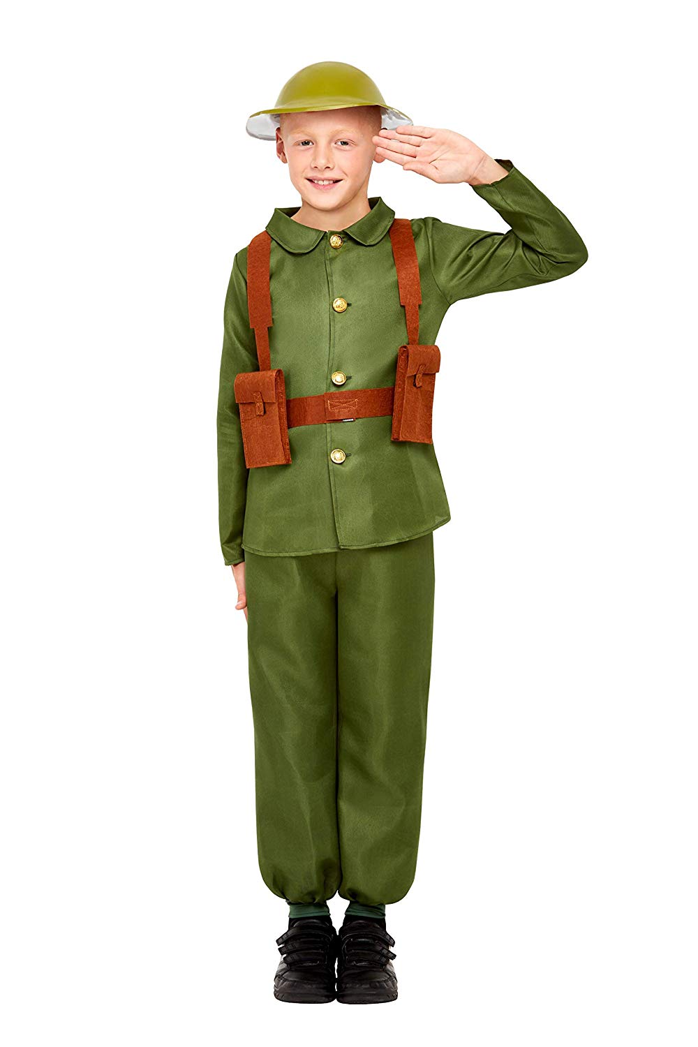 Smiffys 47744L WW1 Soldier Costume, Unisex Children – BigaMart