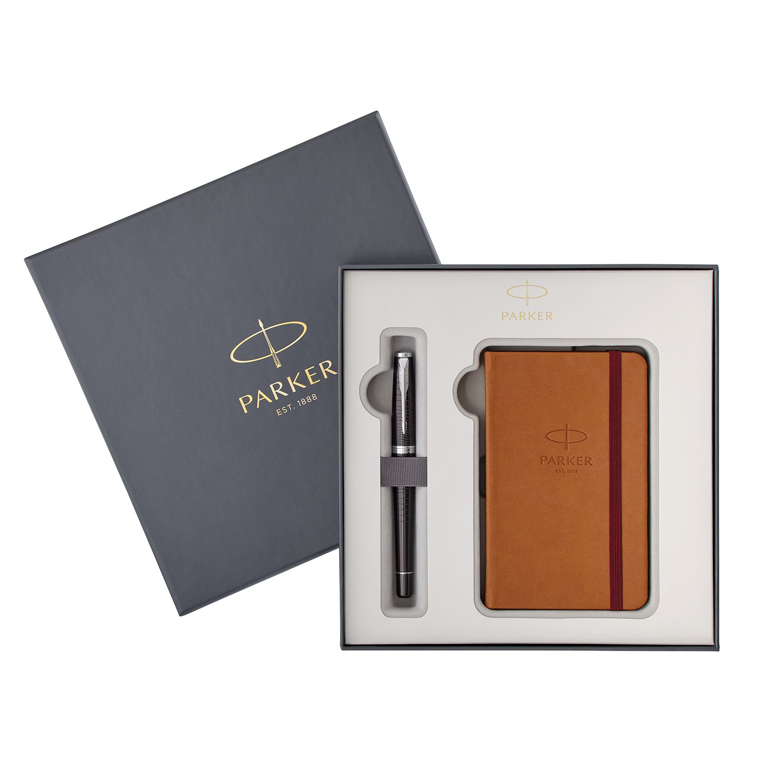 Parker Urban Premium Ebony Fountain Pen + Notebook Set – BigaMart
