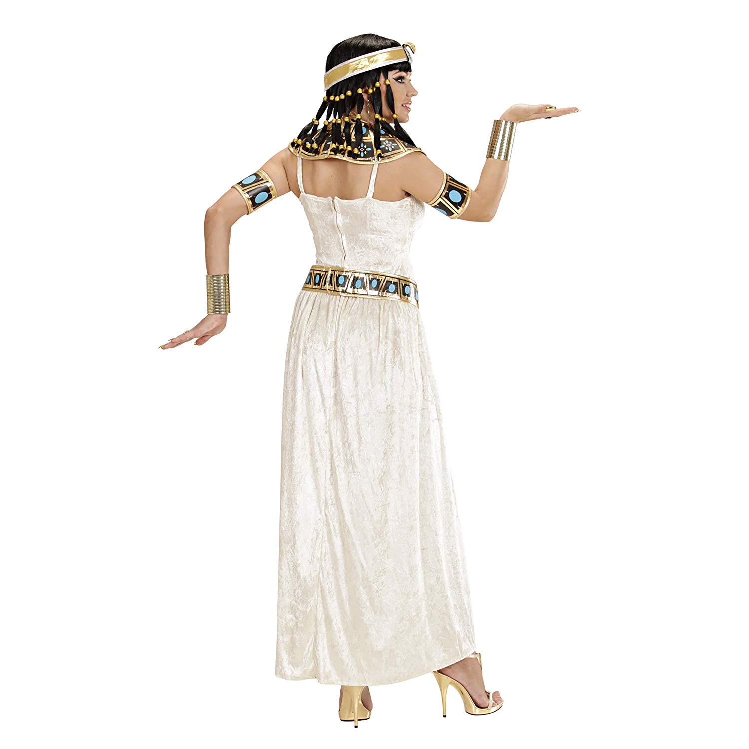 Ladies Egyptian Empress Costume Medium UK 10-12 for Ancient Egypt Fancy ...