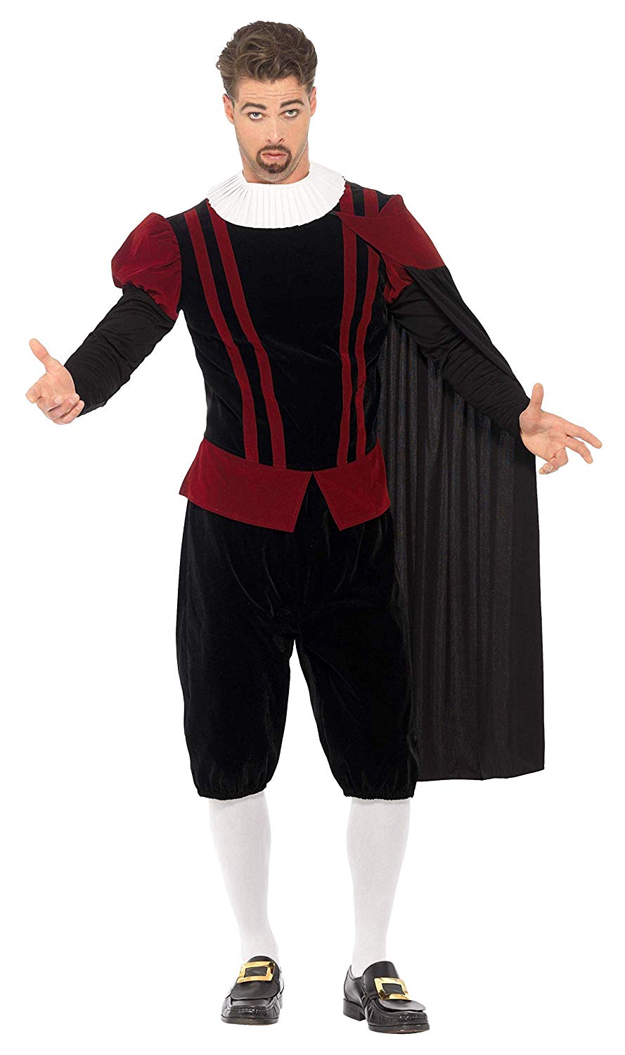 Smiffys Deluxe Tudor Lord Costume, Black, L – Size 42″-44″ – BigaMart