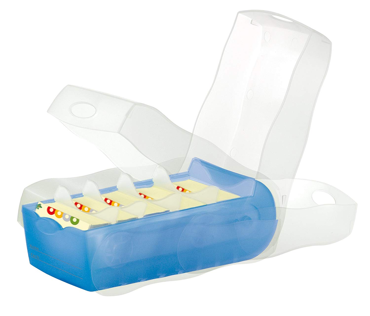 HAN 997-643, CROCO Flashcard Index Box. For learning vocabulary in an ...