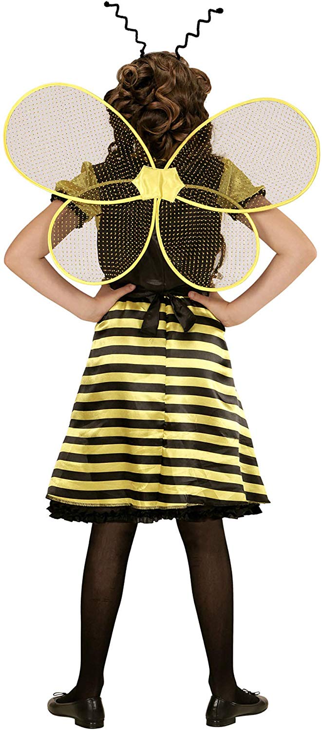 WIDMANN 03967 ? Bee Costume ? Dress, Petticoat, Belt and Bag, Wings and ...