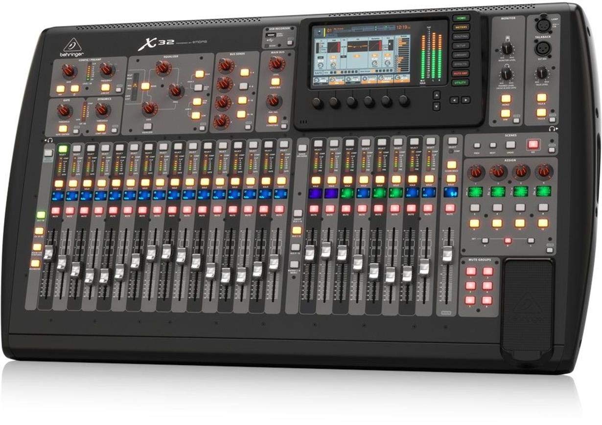 Behringer X32 32 Channel 16 Bus Total Recall Digital Mixing Console for ...