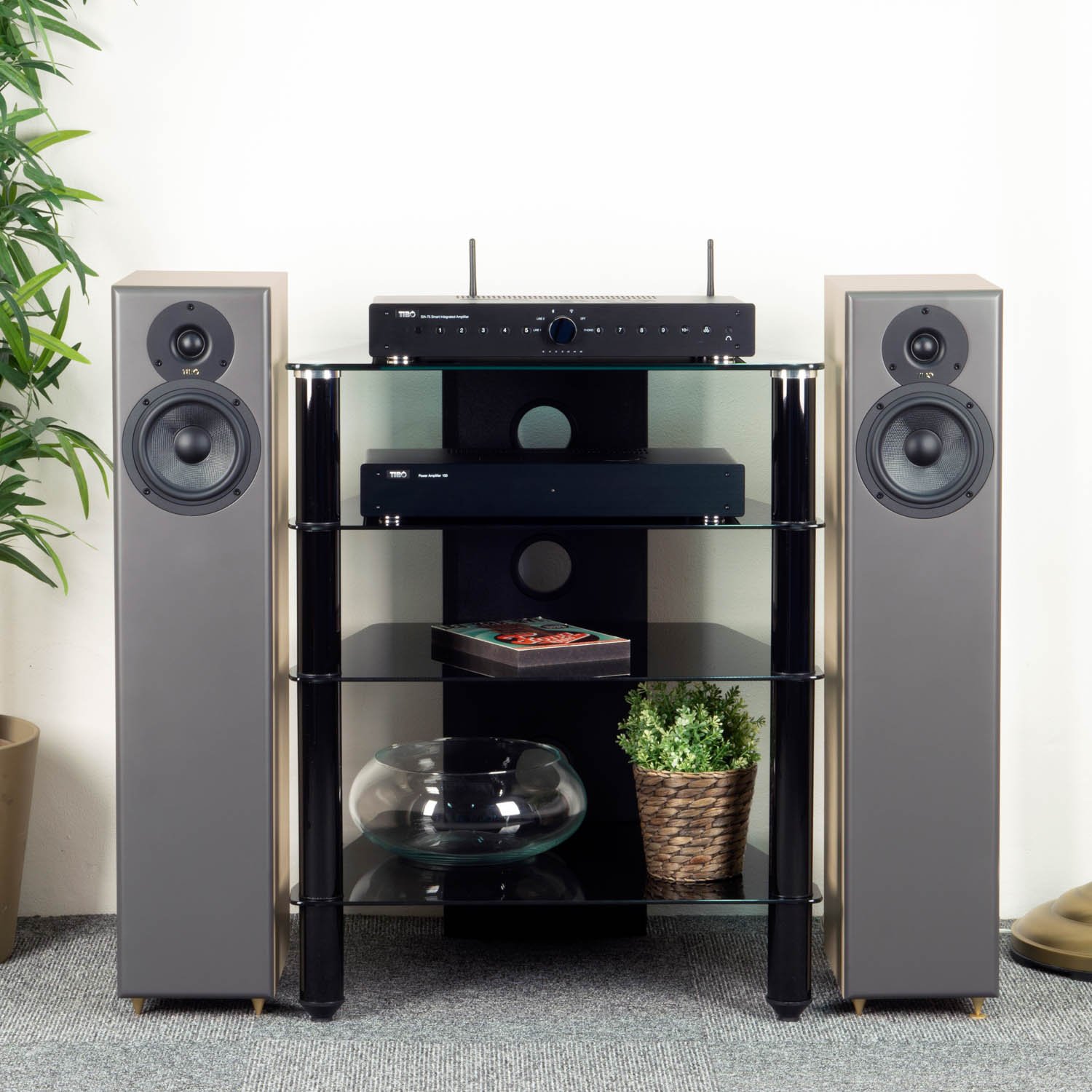 TIBO Legacy 5+ | Passive Hi-Fi Floor Standing Speakers | 200W | Light ...