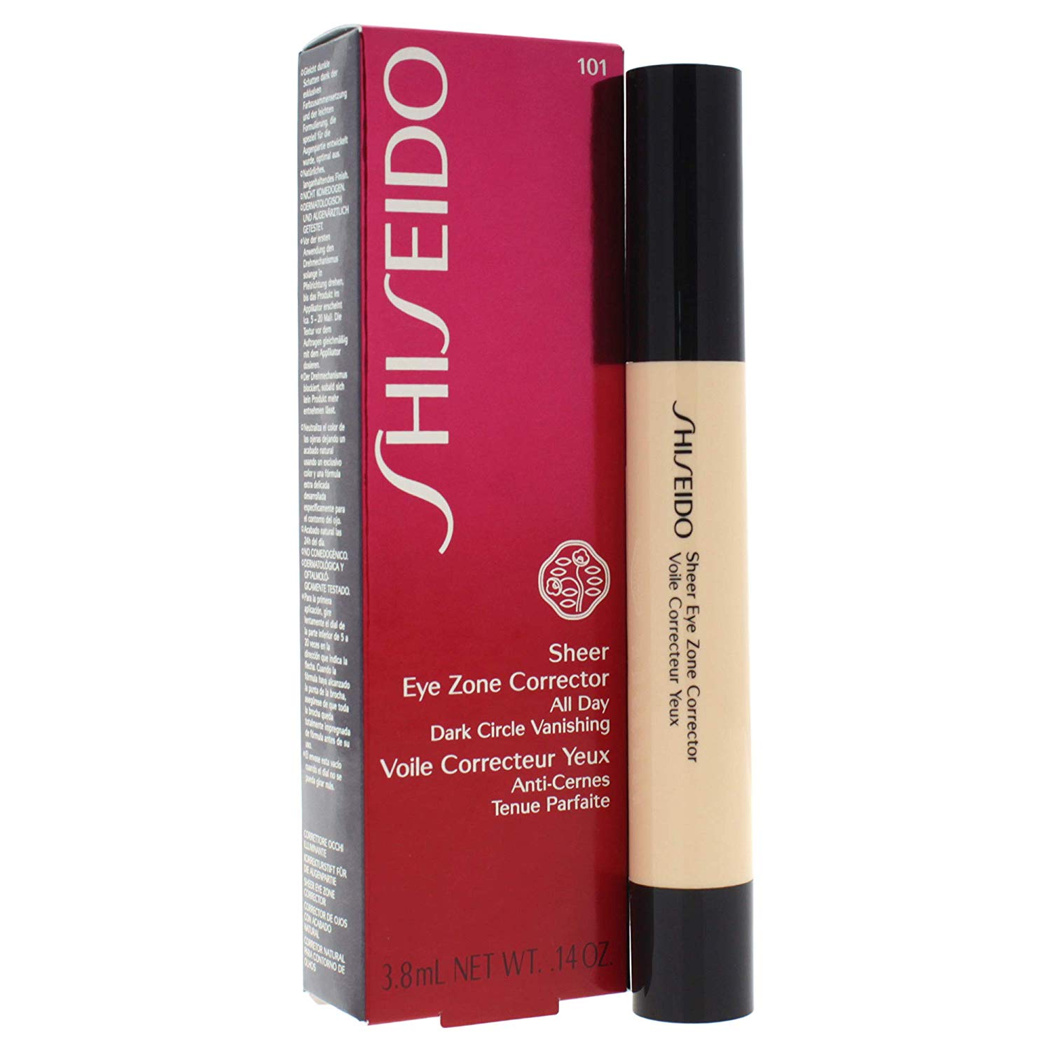 Shiseido Sheer Eye Zone Corrector, 101 Very Light, 3.8 ml – BigaMart