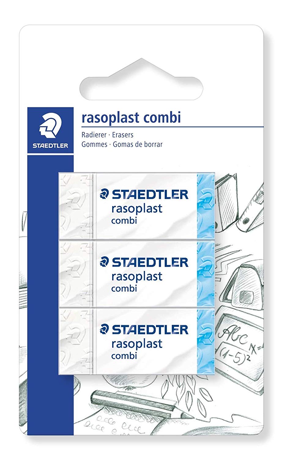 Staedtler Rasoplast Combi 526 BT3 BK3D Eraser – BigaMart