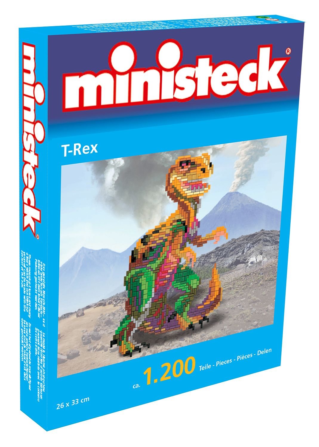Ministeck Ministeck31757 T-Rex Plug Picture (1200-Piece) – BigaMart