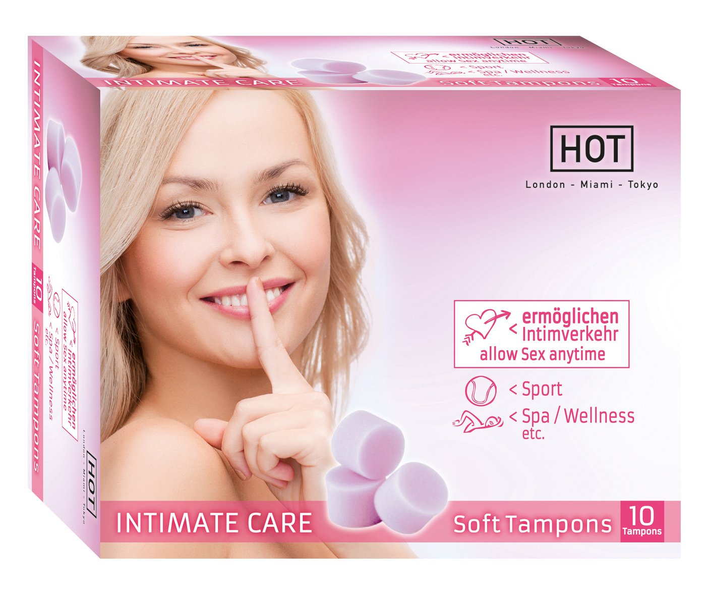 HOT Intimate Care Soft Tampons – Pack of 10 – BigaMart
