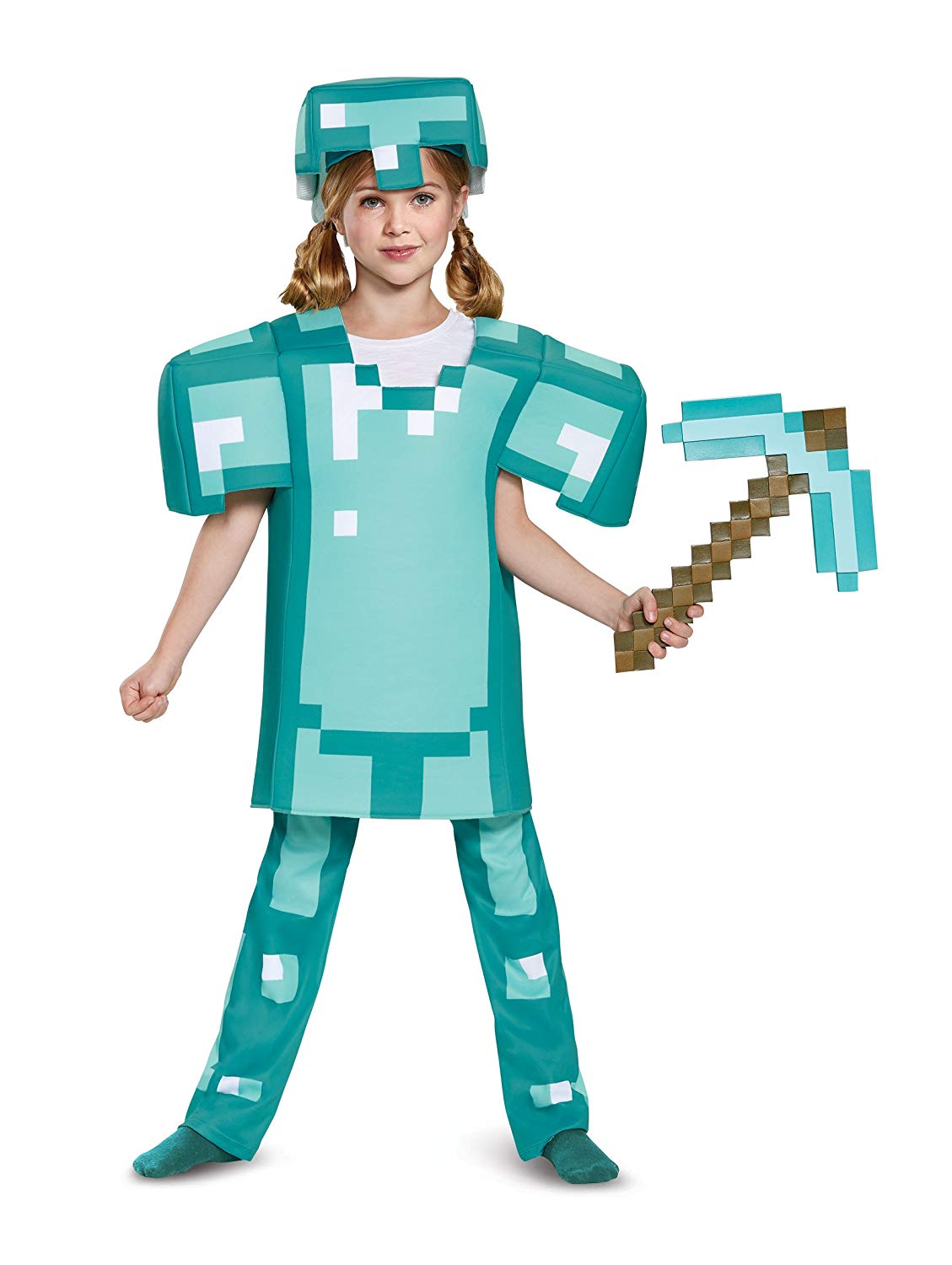 DISGUISE DISKX65685 Diamond Pickaxe Mojang Minecraft Costume Accessory ...