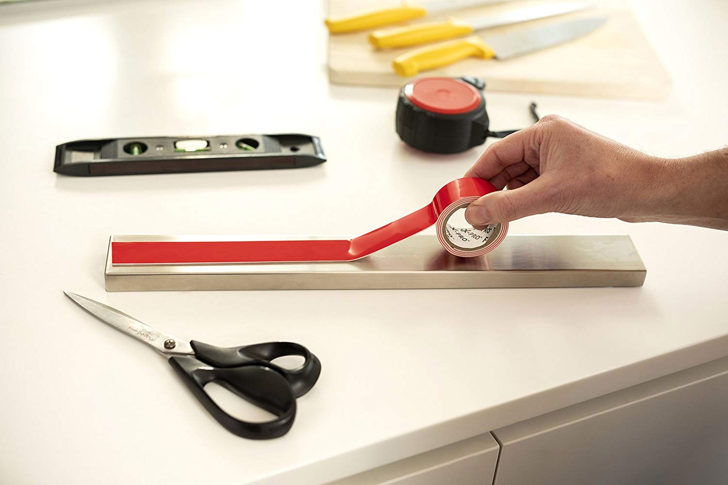 VELCRO Brand FIX-PRO Mounting Tape, Indoor – 6m x 25mm, White – BigaMart