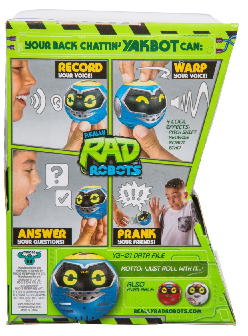 Moose 27801 Really Rad Robots Yakbot Toy, Blue – BigaMart