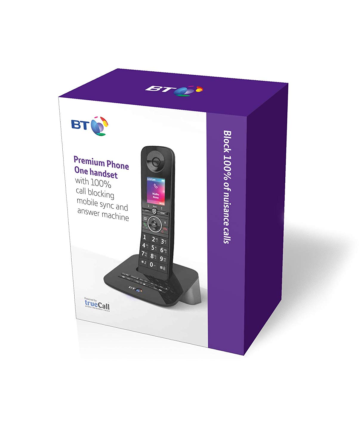 BT Premium Cordless Home Phone with 100 Percent Nuisance Call Blocking ...