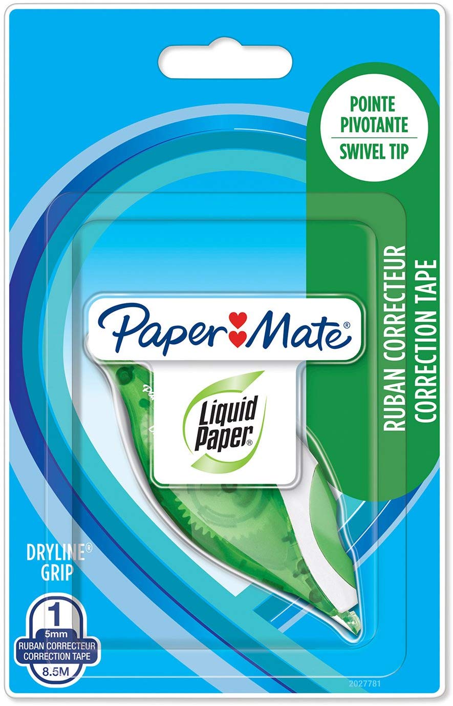 Paper Mate Dry Line Grip Correction Tape – Randon Colour Selection ...
