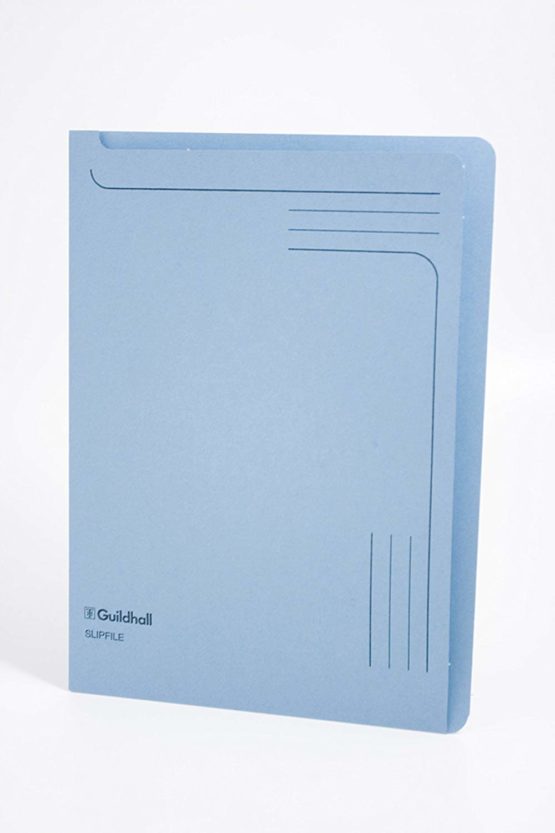 Exacompta Guildhall Slip File, 315 x 230 mm, 230 gsm Board – Blue, Pack ...