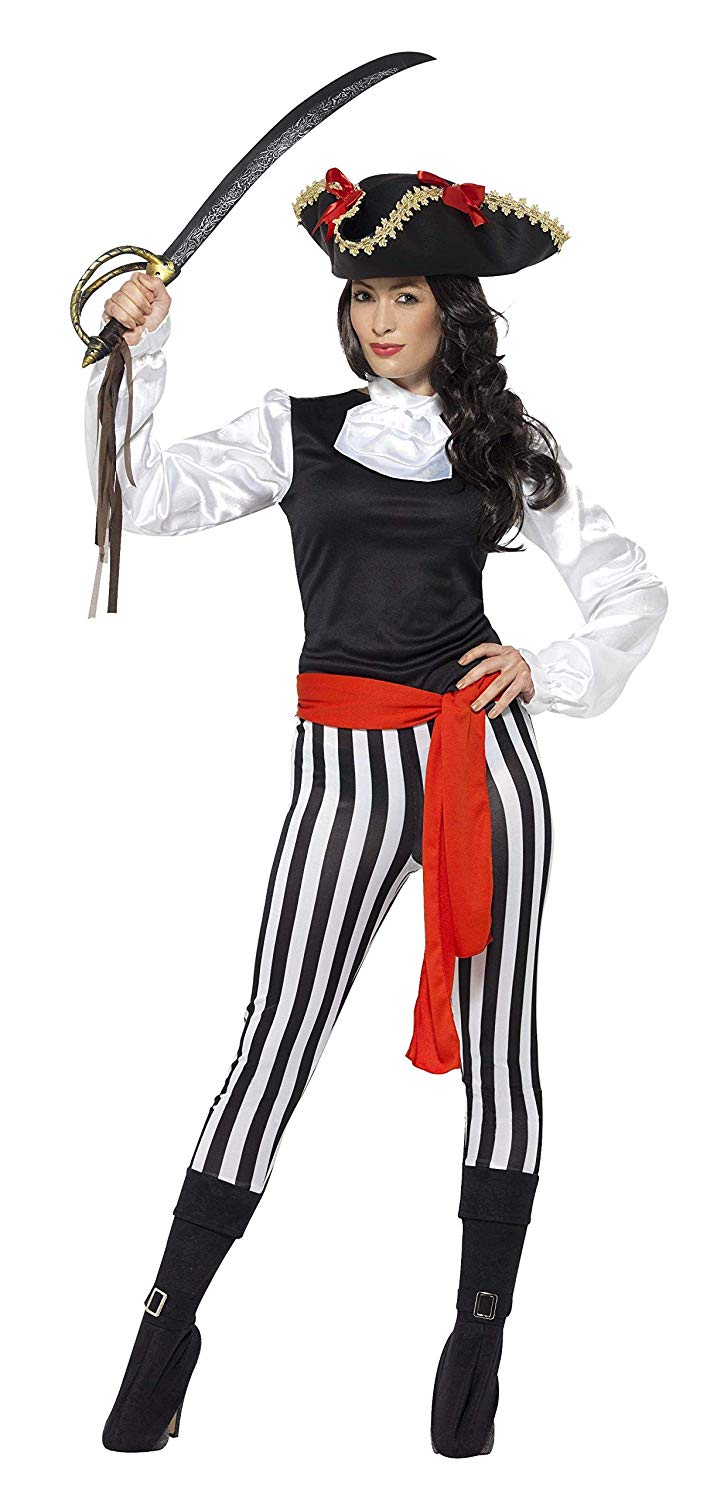 Smiffys Pirate Lady Costume, with Top – BigaMart