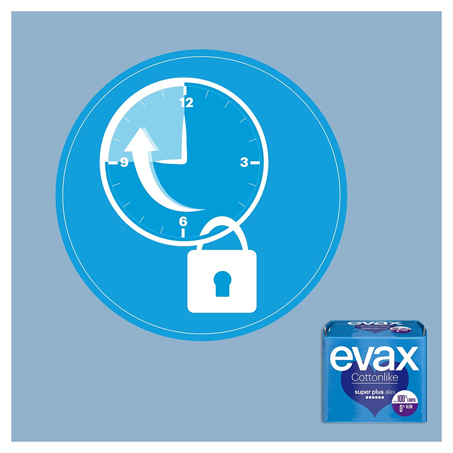 Evax cottonlike Super Plus Pads with Wings, 10 Units – Pack of 4 – BigaMart