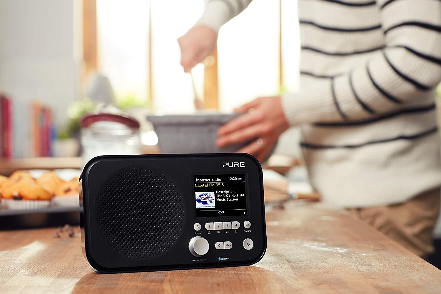 Pure Elan IR5 Portable Internet Radio with Bluetooth, Spotify Connect ...