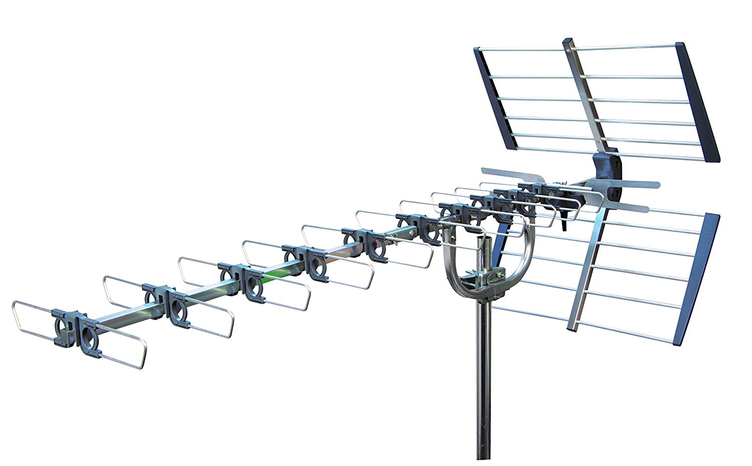 Labgear 10 Bay Professional High Gain TV Aerial,Silver – BigaMart