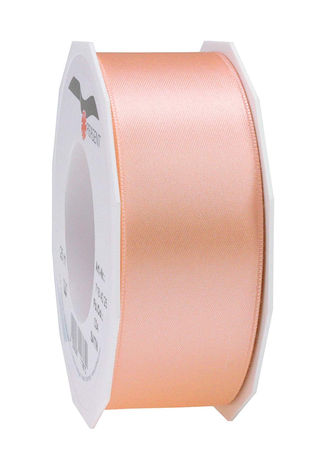 PRÄSENT Ribbon, polyester, Apricot, 40mm-25m – BigaMart