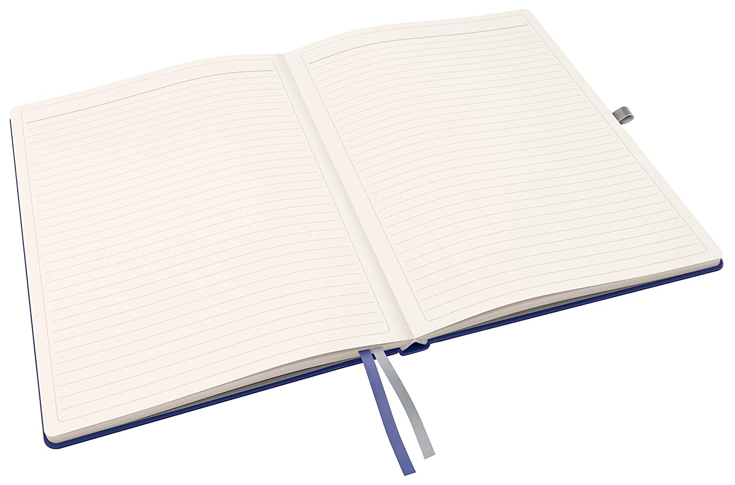 Leitz A4 Hard Cover Notebook, Ruled with 2 Textile Page Markers, 100 ...