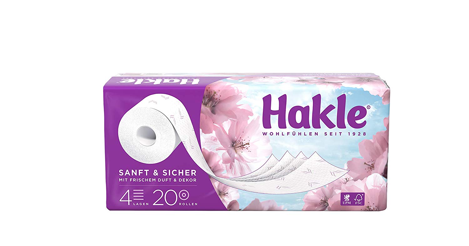 Hakle Toilet Paper Soft and Safe 4-Ply (Pack of 1) – BigaMart