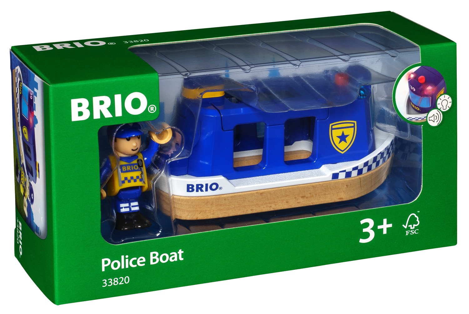 BRIO World – Police Boat – BigaMart
