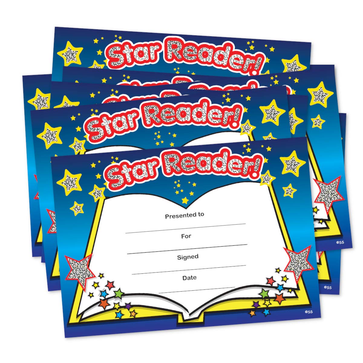 SuperStickers Star Reader Award Sparkling Certificate,DMC11041 - BigaMart