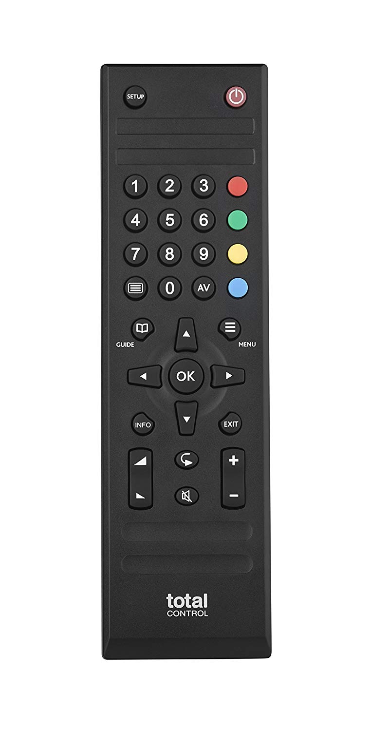 Total Control URC1715 Universal Remote Control, black – BigaMart
