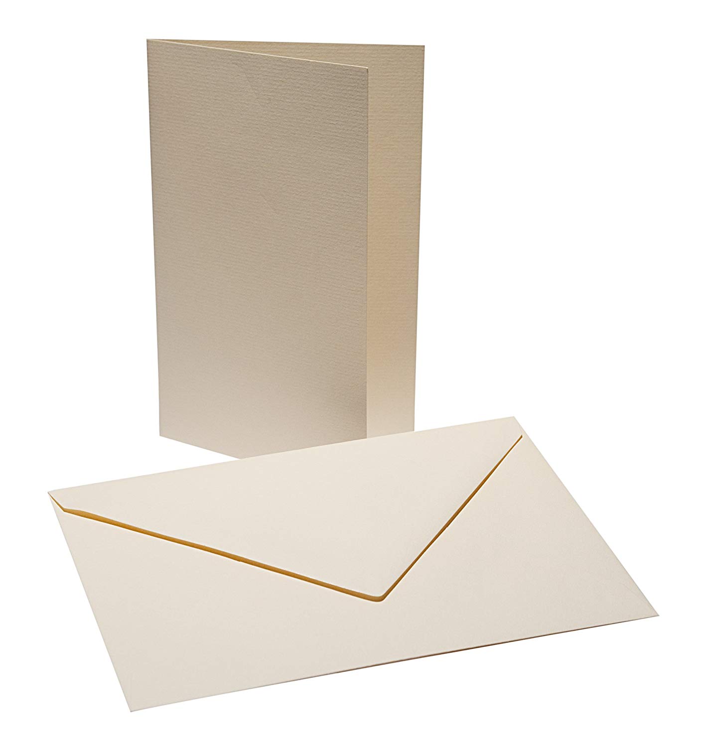 Folding Cards Set B6 and Envelope – Cream – BigaMart