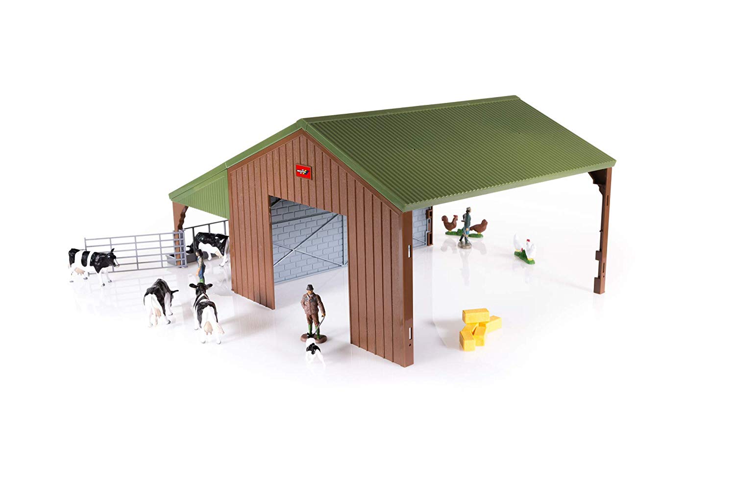 Britains 1:32 Animal Farm Building Playset Collectable Farm Animals for ...