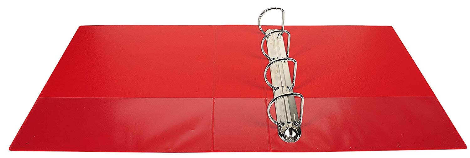 Exacompta Kreacover PP Ring Binder, A4 Maxi, 4 D-Rings, 90 mm spine ...