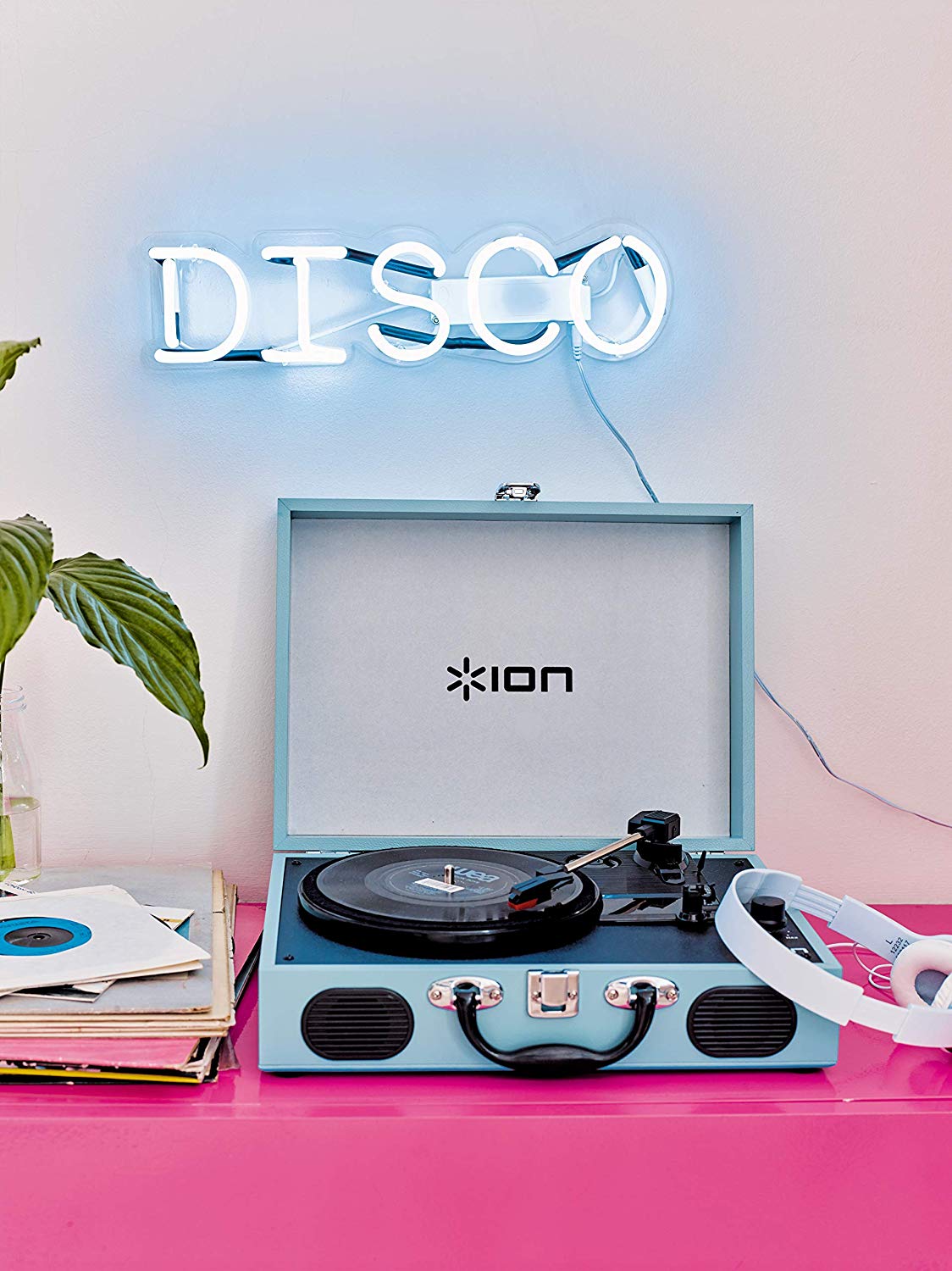 Talking Tables Party Illuminations Neon ‘Disco’ Light, 37Cm, Uk Power ...
