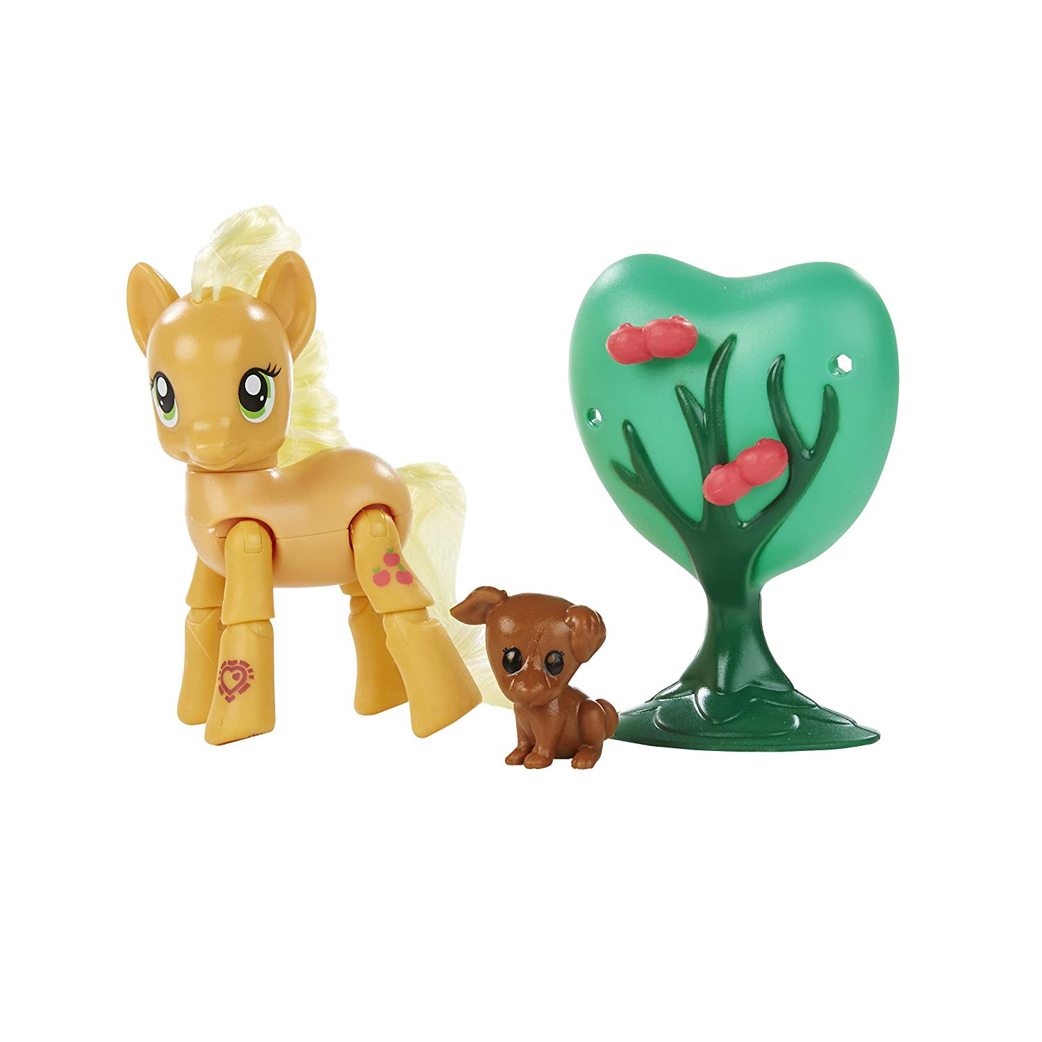 MY LITTLE PONY Friendship Is Magic Applejack Apple Bucking Poseable ...