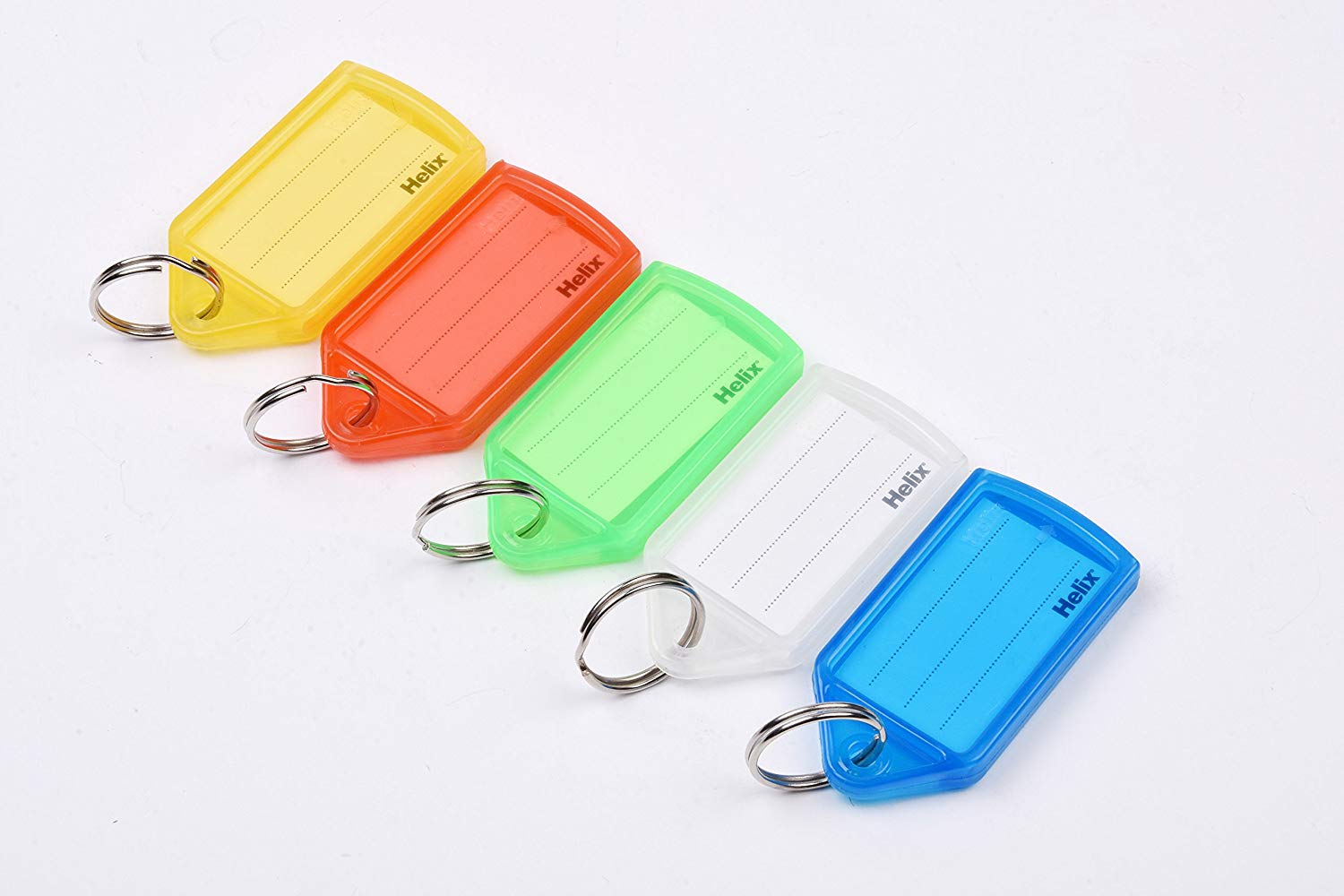 Helix Medium Key Fobs (Pack of 10 in Assorted Colours), 10 PACK HLX ...