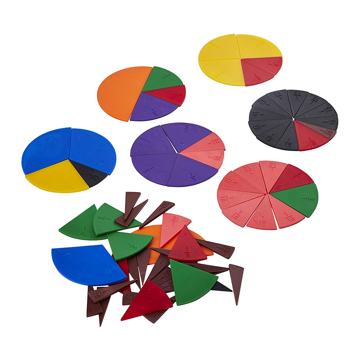 Linex – Active Learning Fraction Pieces Pack of 10 – BigaMart