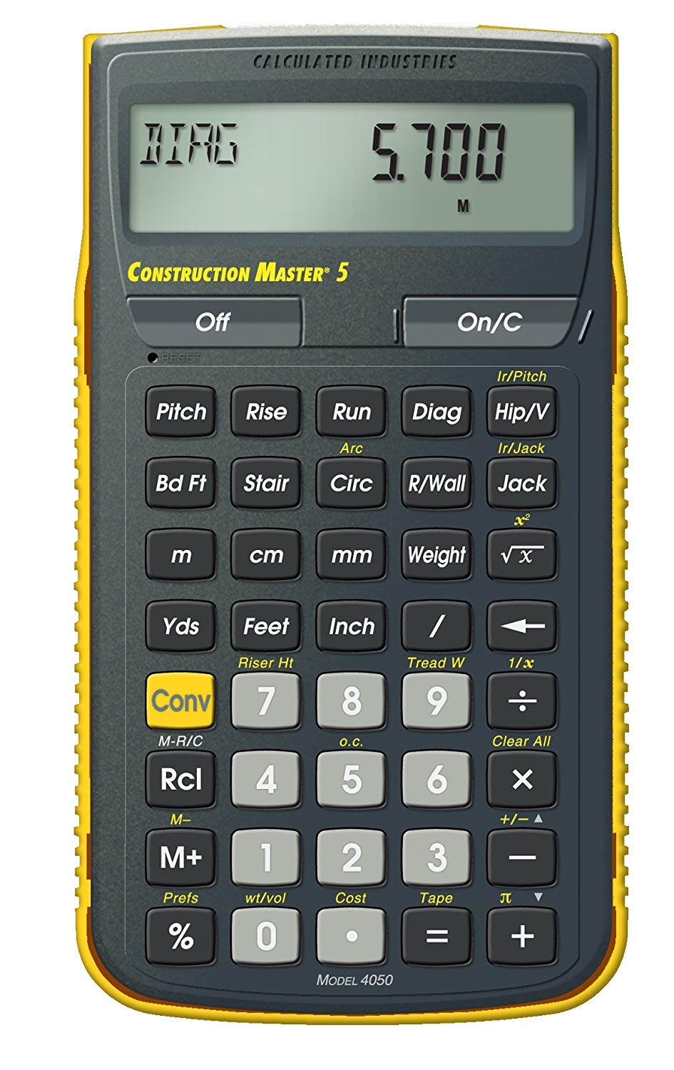 Calculated Industries 4050 Construction Master 5 Construction Metric ...