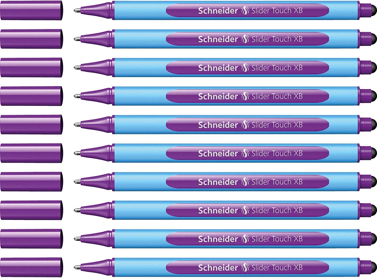 Schneider Slider Touch XB Ballpoint Pen, Pack of 10 Violett - BigaMart