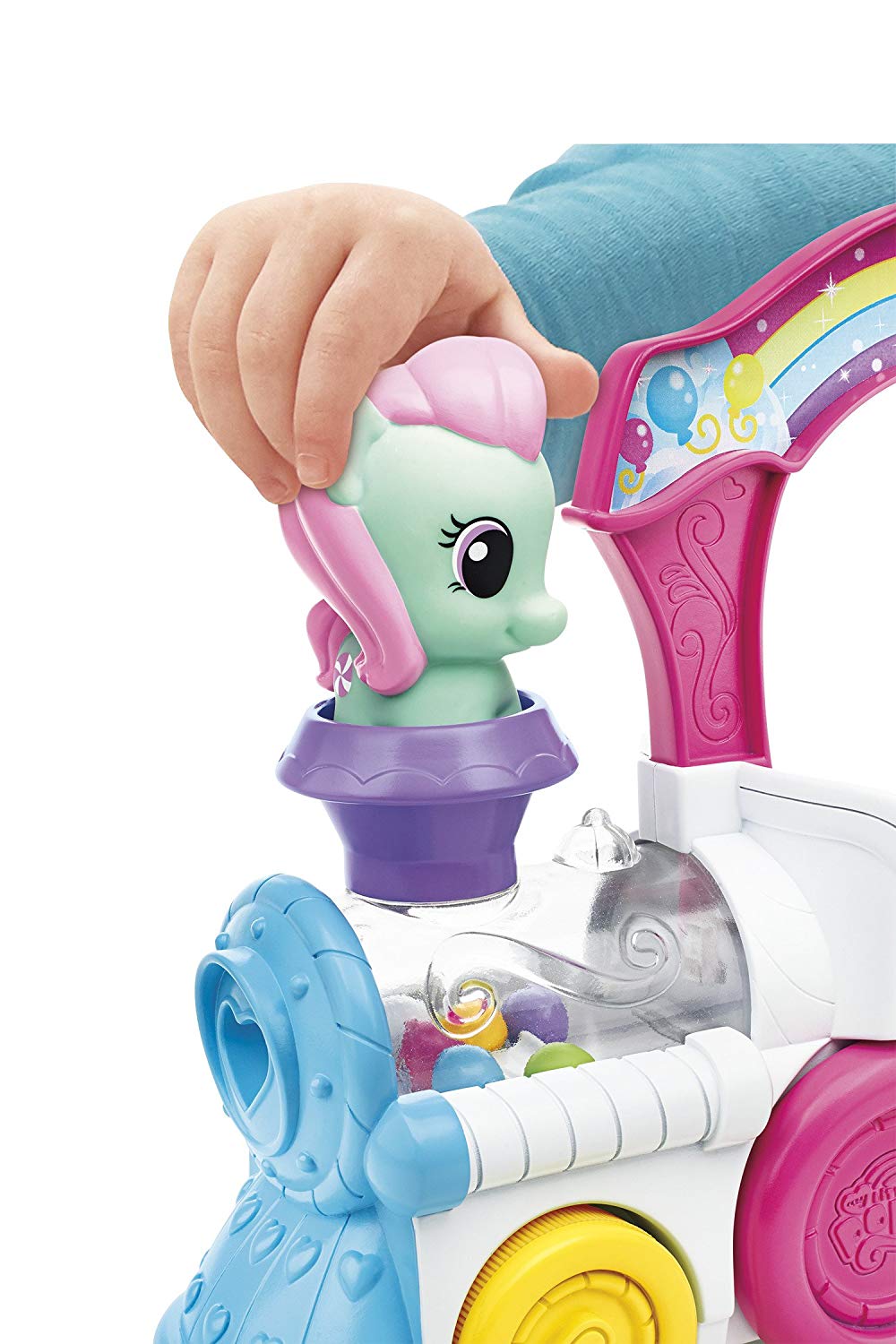 My Little Pony B9032EU40 Playskool Friends Pinkie Pie Pop-Along Train ...