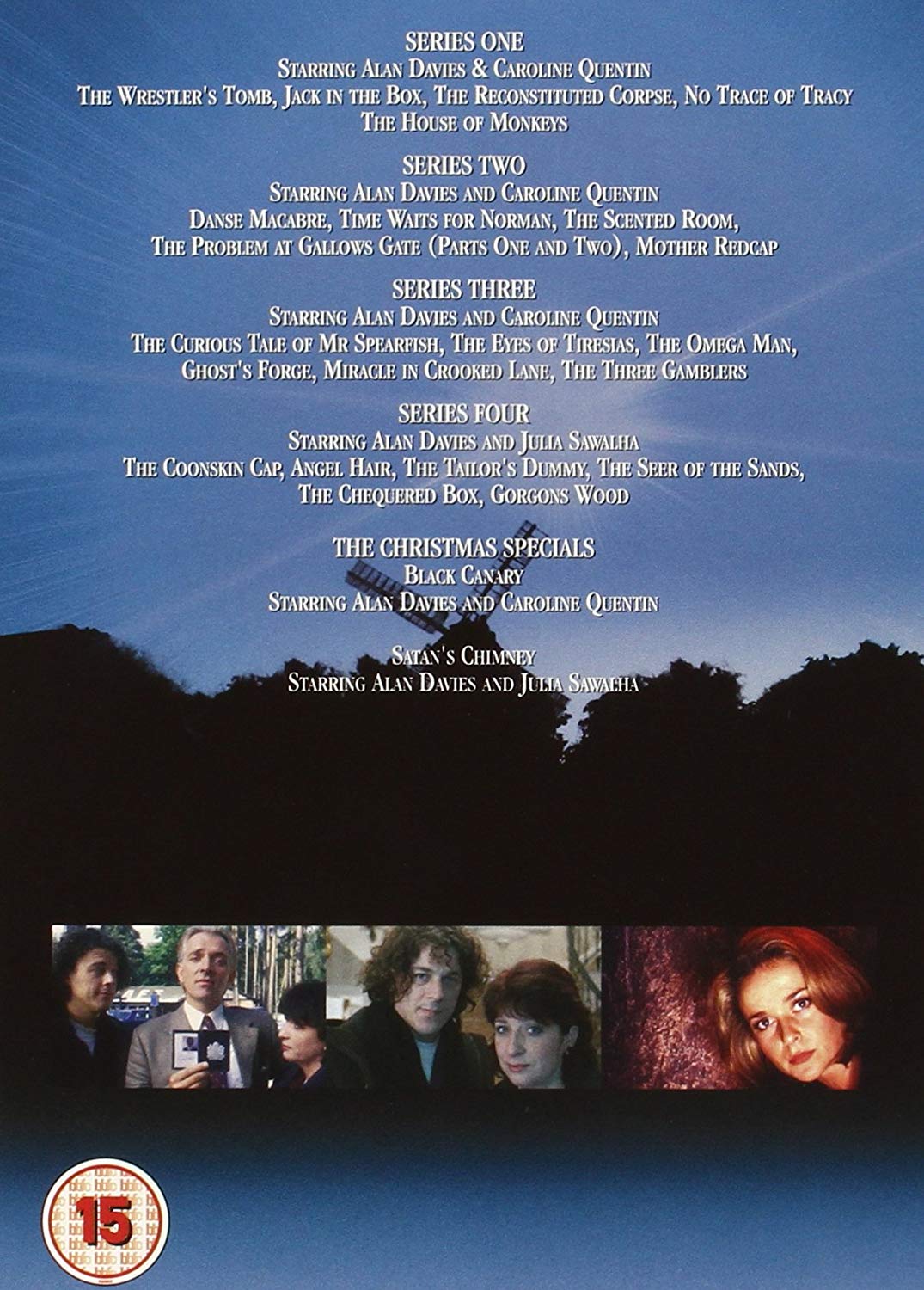 Jonathan Creek Complete Series 1 – 4 & The Christmas Specials Box Set ...