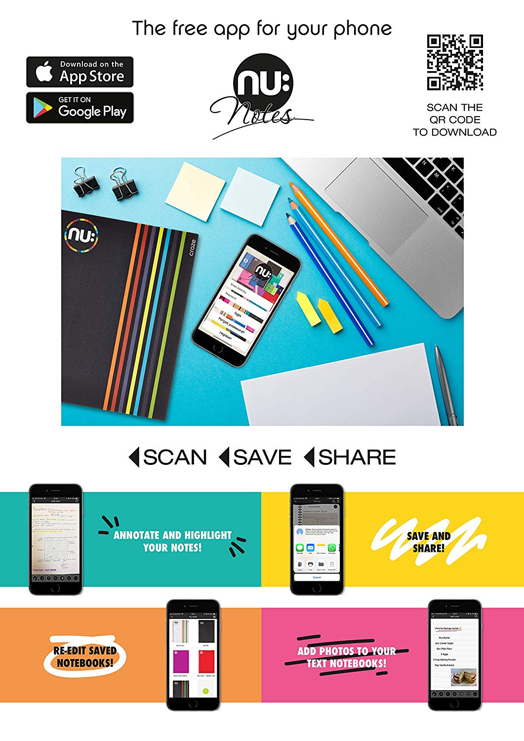 Nu Notebooks – Kraft Range – Manilla Wire Bound A4 Notebook ...