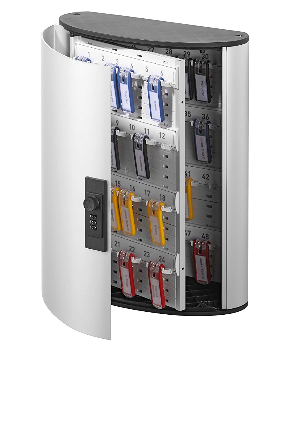 Durable Key Safe Box 48 – Wall Mounted Key Holder Cabinet with ...