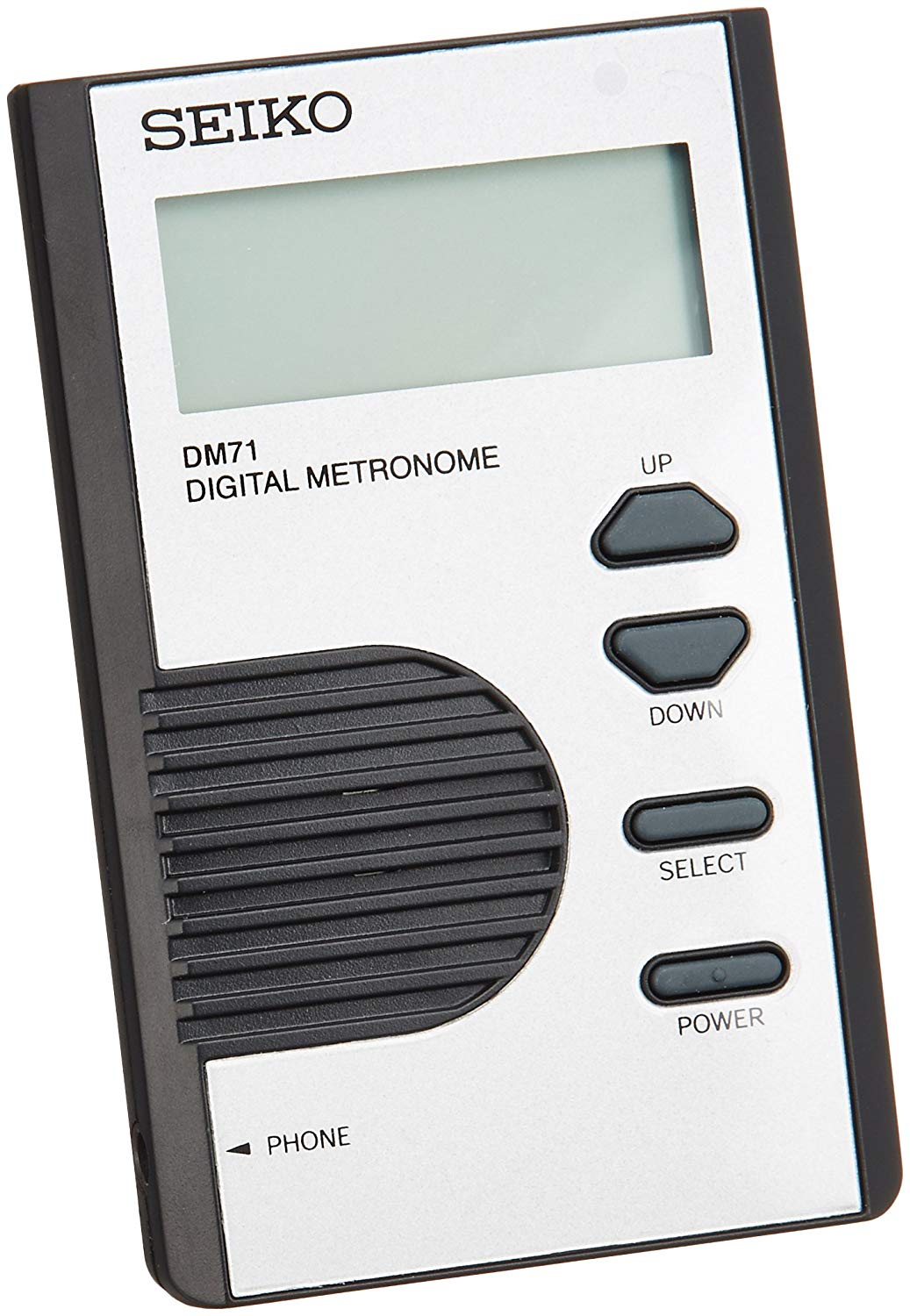 Seiko DM71SE Pocket-Sized Digital Metronome – Silver - BigaMart